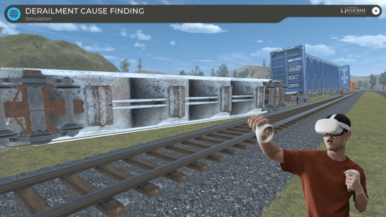 Train faster, safer with this Derailment Cause Finding training simulation
