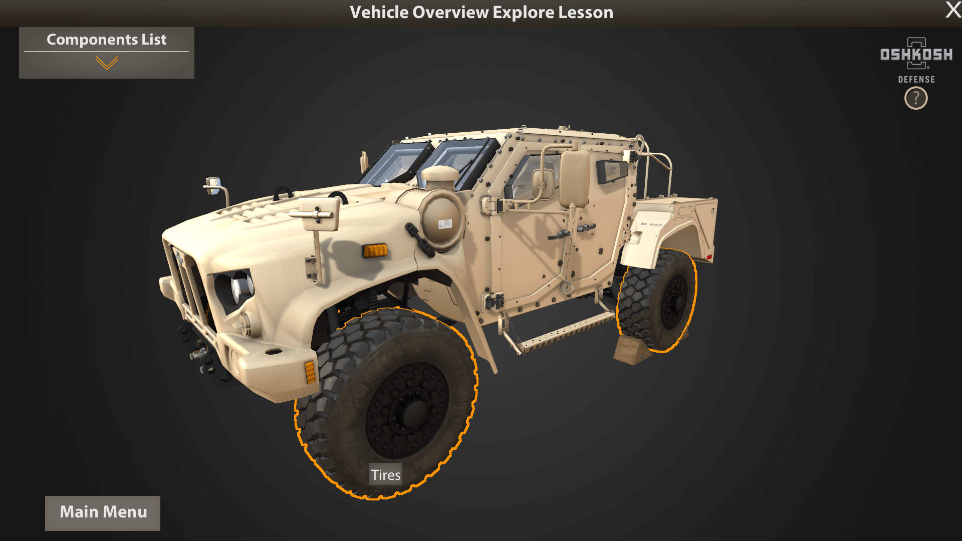 JLTV 3D Interactive Virtual Training - Heartwood