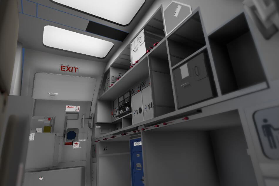 3D Interactive Tech Talk - VR training for Aircraft technicians, Cabin ...